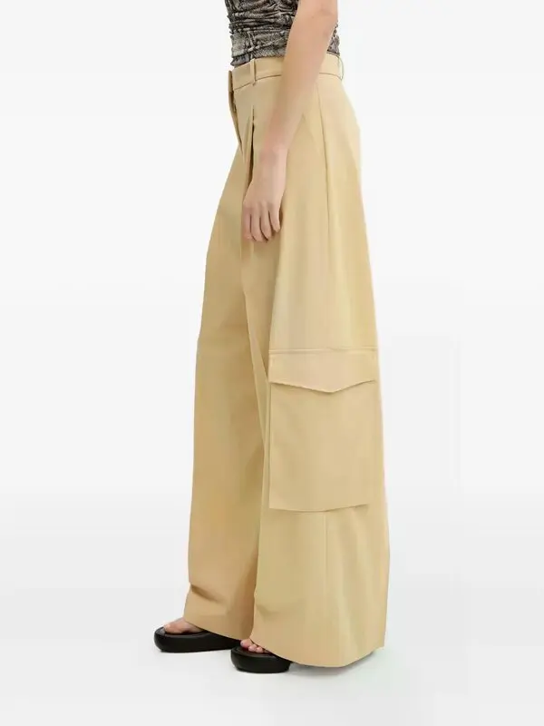 Hugo Cargo Trousers With Pleated Detail