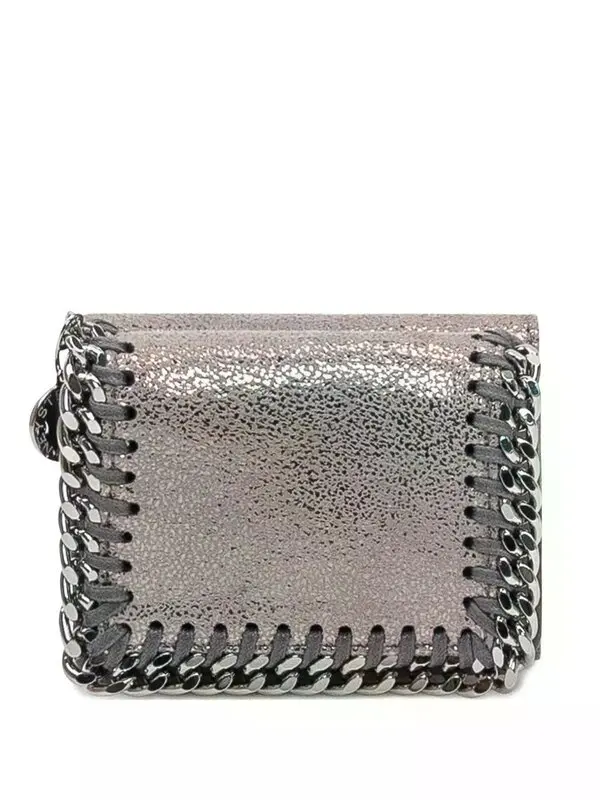 Stella McCartney Falabella Chain-trimmed Wallet - Silver