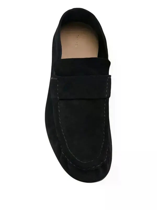 THE ROW Suede Loafers