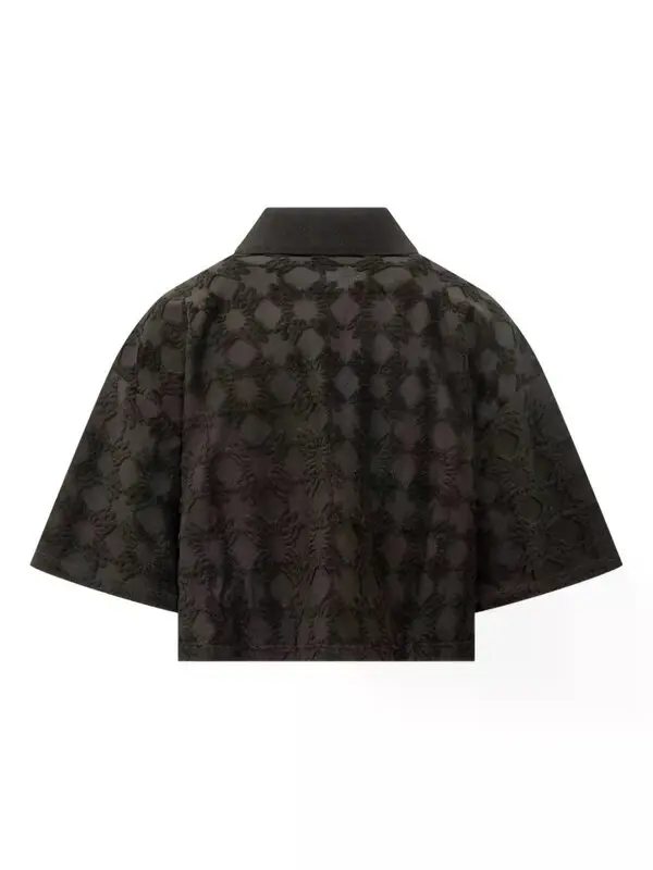 Amiri Textured-pattern Polo Shirt