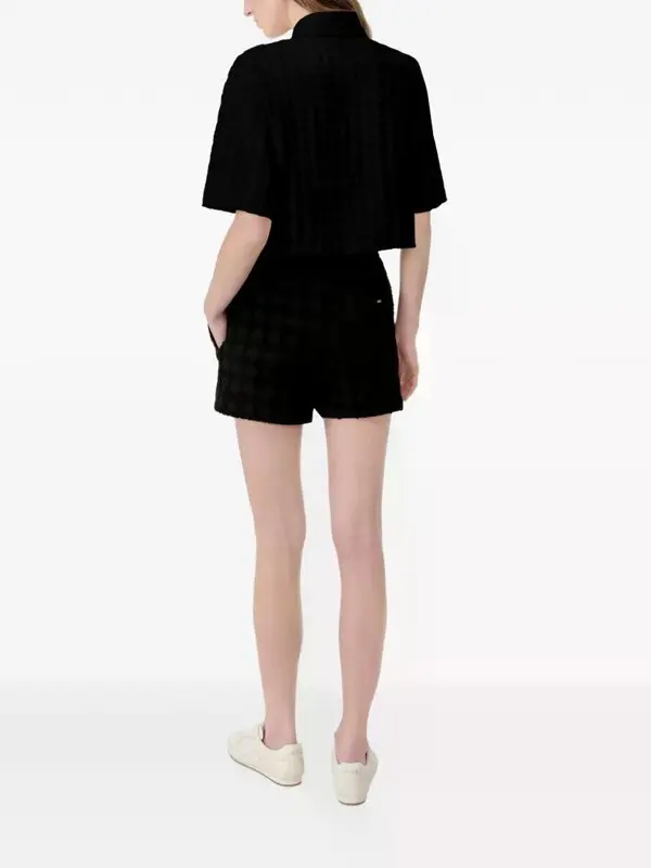 Amiri Textured-pattern Polo Shirt
