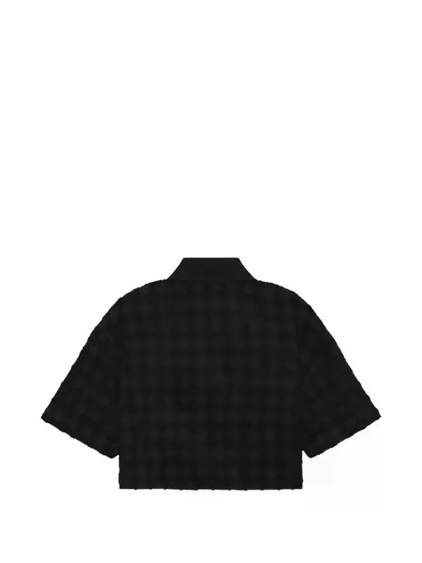 Amiri Textured-pattern Polo Shirt