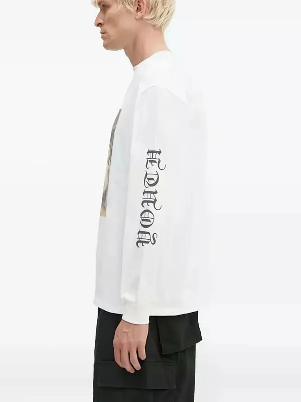 Aries Wolf-print Long-sleeve T-shirt