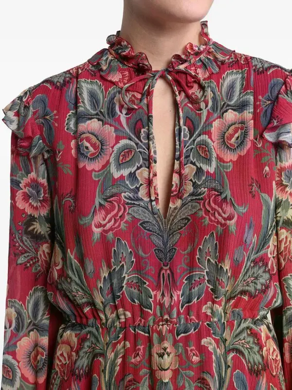 Etro Floral Print Mini Dress
