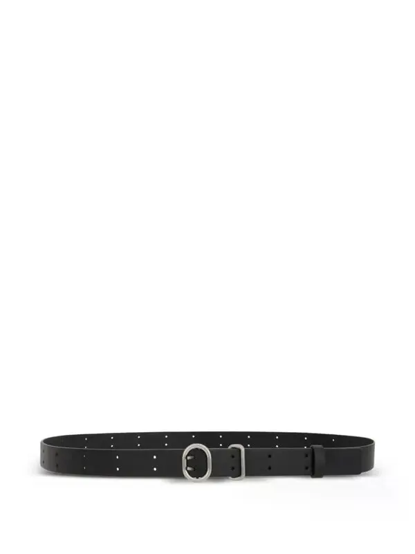 JIL SANDER Oval-buckle Leather Belt