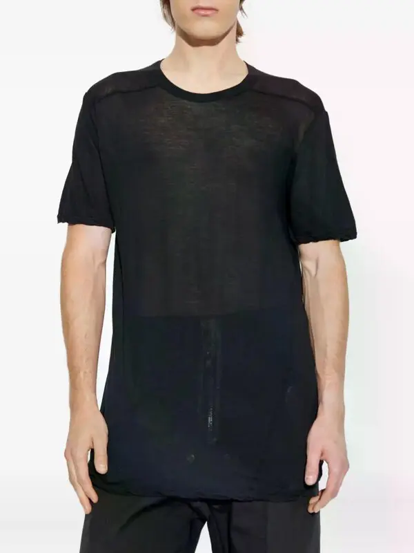 Rick Owens Cotton T-shirt - Black