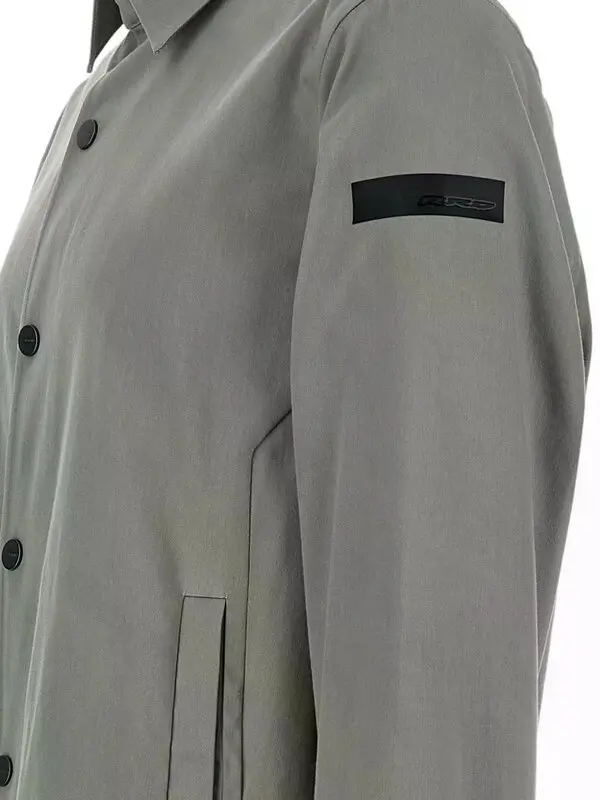 RRD - ROBERTO RICCI DESIGN Button-fastening Patch-detail Shirt Jacket - Grey