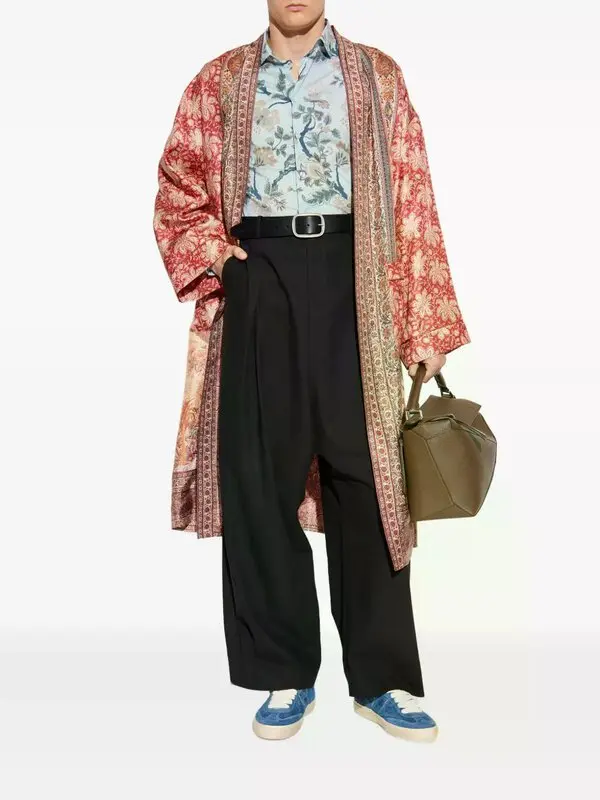 Etro Floral-print Shirt - Blue