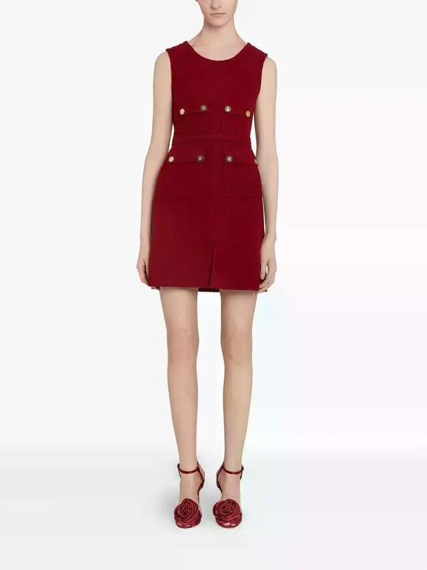 giambattista valli embroidered boucle mini dress Giambattista Valli Embroidered Boucl Mini Dress - Multicolor