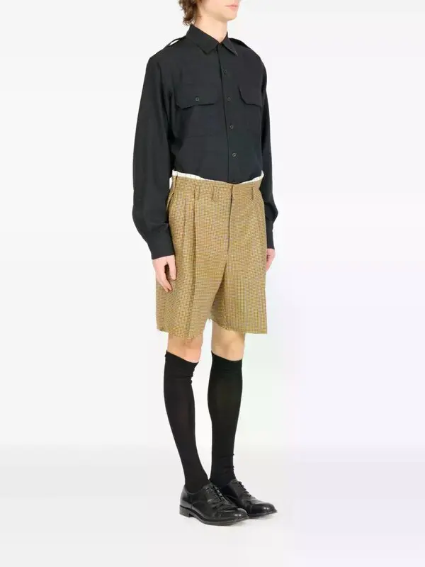 MAISON MARGIELA Tailored Check-print Shorts