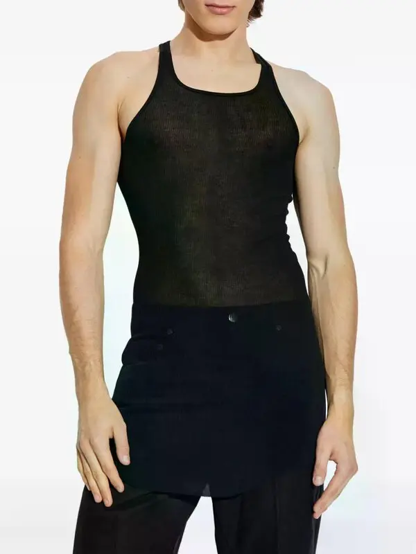 Rick Owens Ribbed Racerback Vest