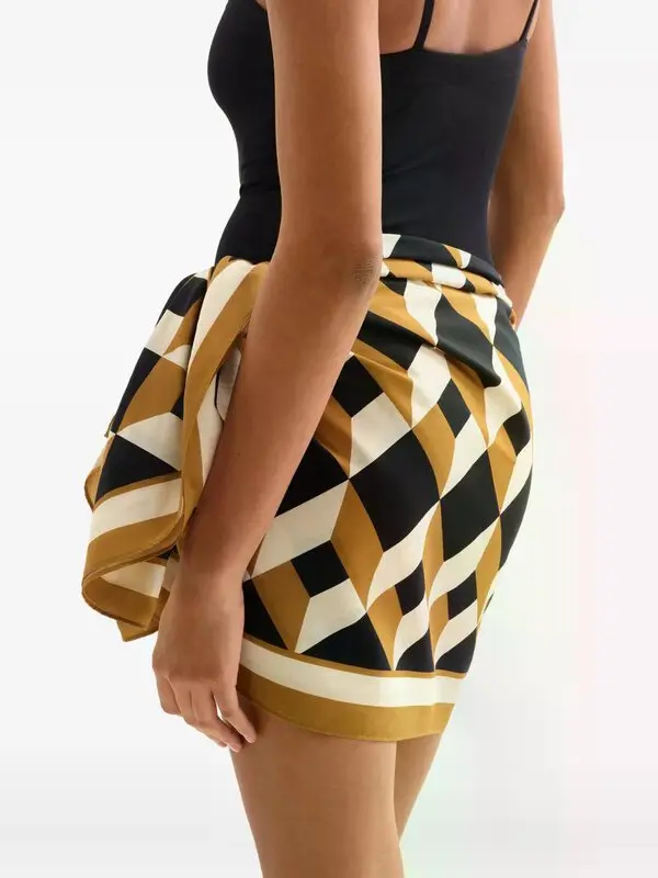 ERES Vibration Silk Pareo Skirt - Black
