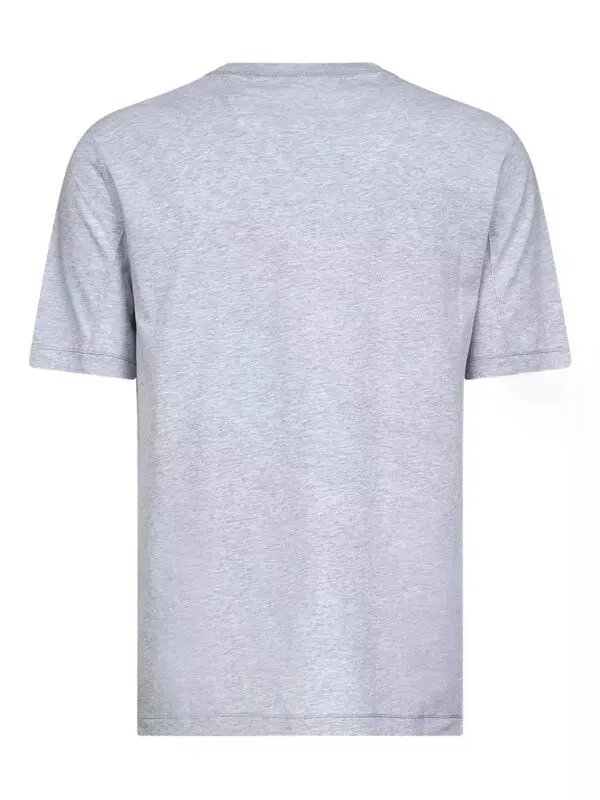 Brunello Cucinelli Crew-neck Embroidered-logo T-shirt