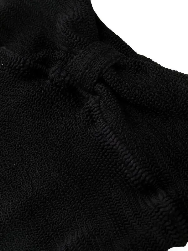 REINA OLGA Crinkle-effect One-piece Swimsuit