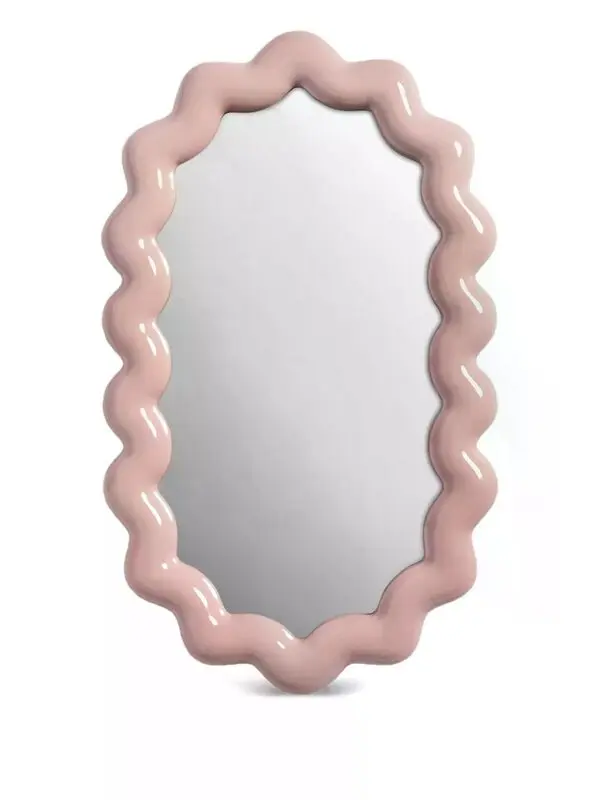 &K AMSTERDAM Zigzag Mirror - Pink