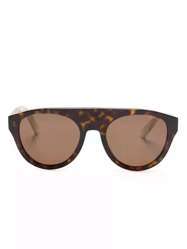 BVLGARI Tubogas Sunglasses - Brown