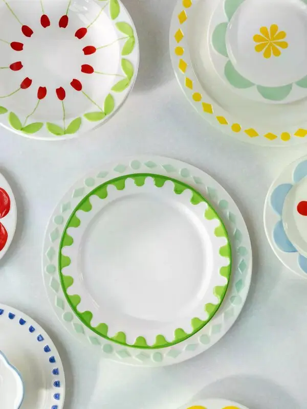 &K AMSTERDAM Folk Plates