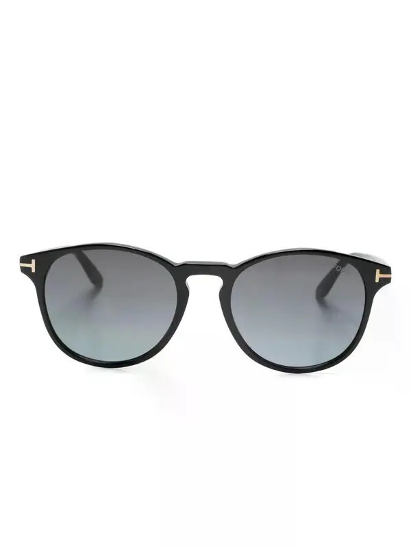 TOM FORD Lewis Geometric Frame Sunglasses - Black