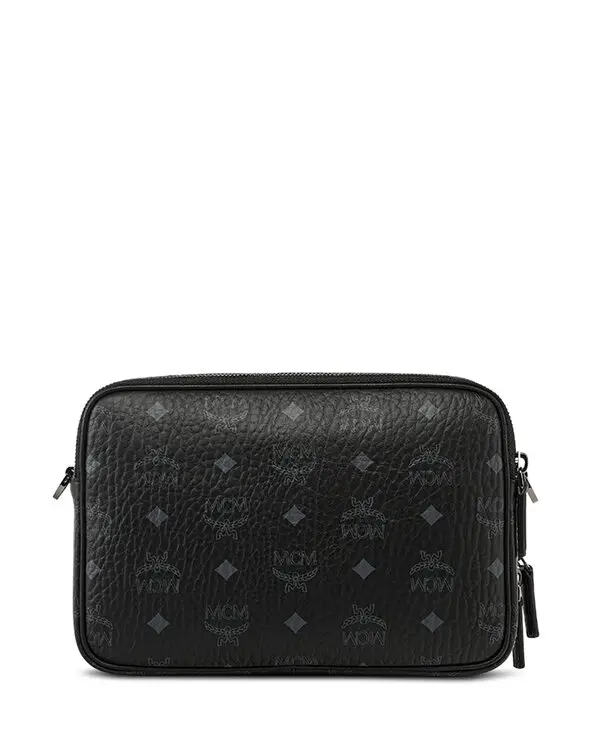 Mcm Aren Visetos Crossbody - Black