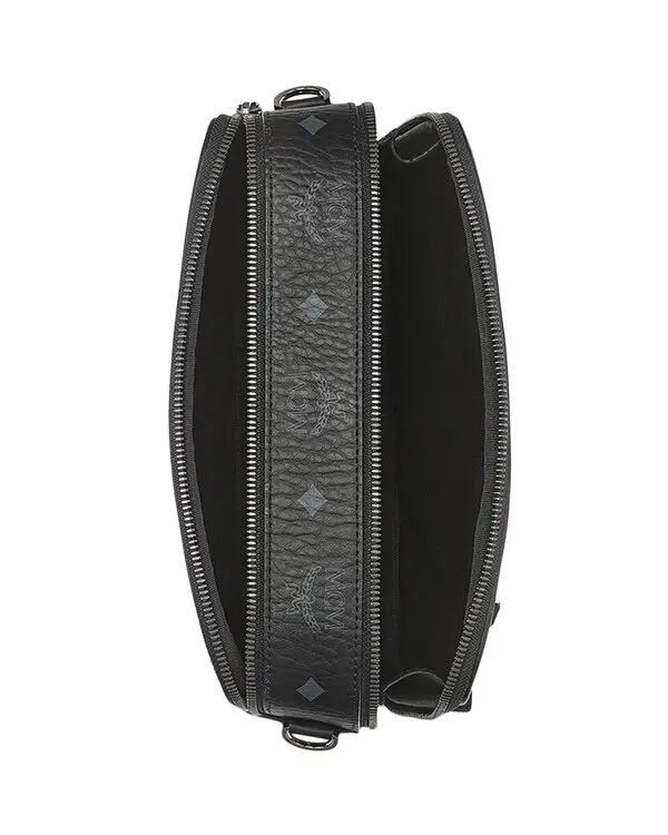 Mcm Aren Visetos Crossbody - Black