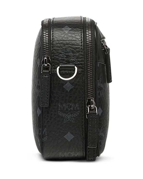 Mcm Aren Visetos Crossbody - Black