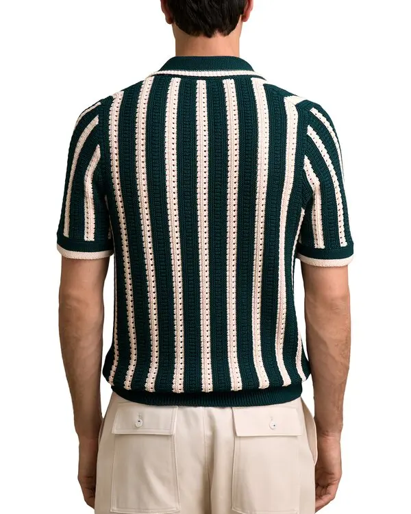REISS Duncan Textured Polo Shirt