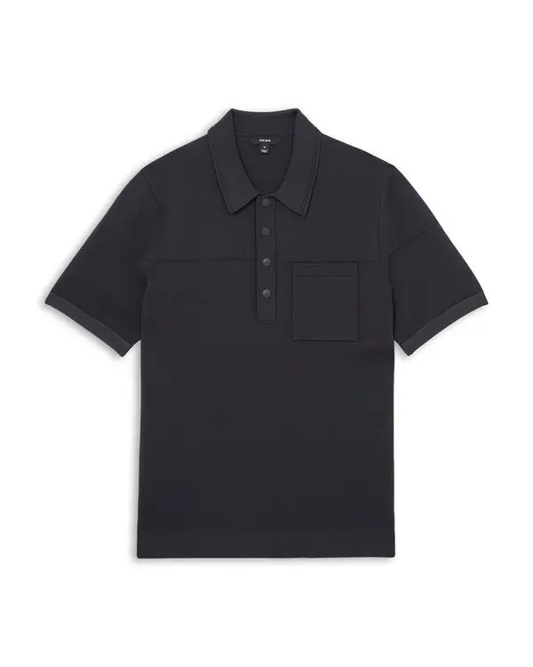 REISS Blinker Pocket Polo Shirt - Navy