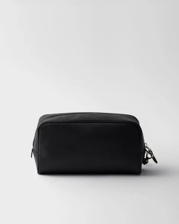 Prada Saffiano Pouch - Black