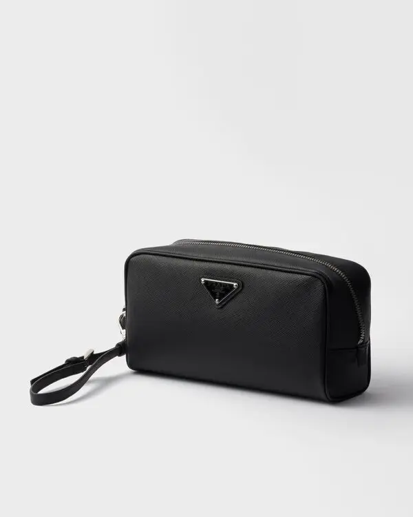 Prada Saffiano Pouch - Black