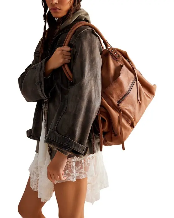 Free People We The Free Emerson Tote - Saddle
