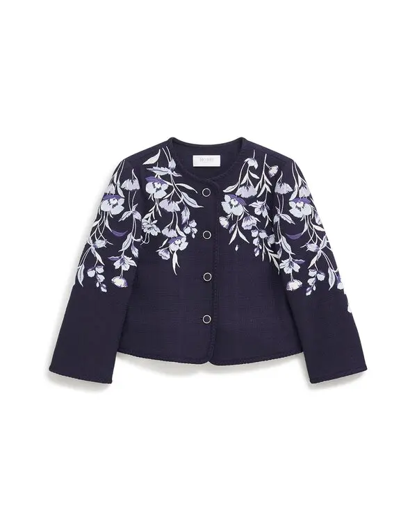 HOBBS LONDON Hinton Floral Embroidered Jacket