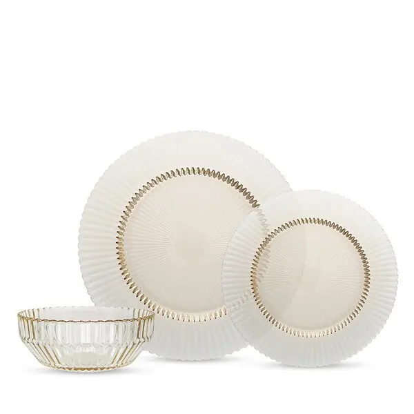 FORTESSA Archie Ginger Gold 12 Piece Dinnerware Set - Ginger Gol
