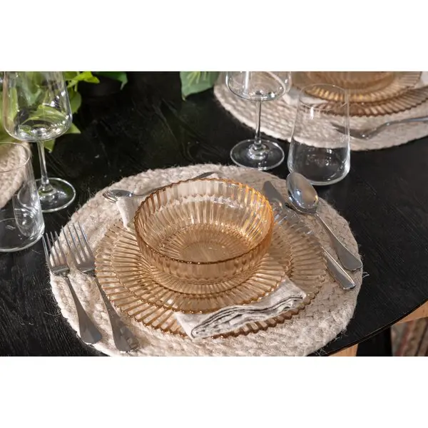FORTESSA Archie Ginger Gold 12 Piece Dinnerware Set - Ginger Gol