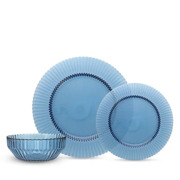 FORTESSA Archie 12 Piece Dinnerware Set - Cornflower