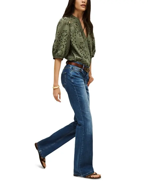 Ba&sh Aommie Low Rise Straight Jeans