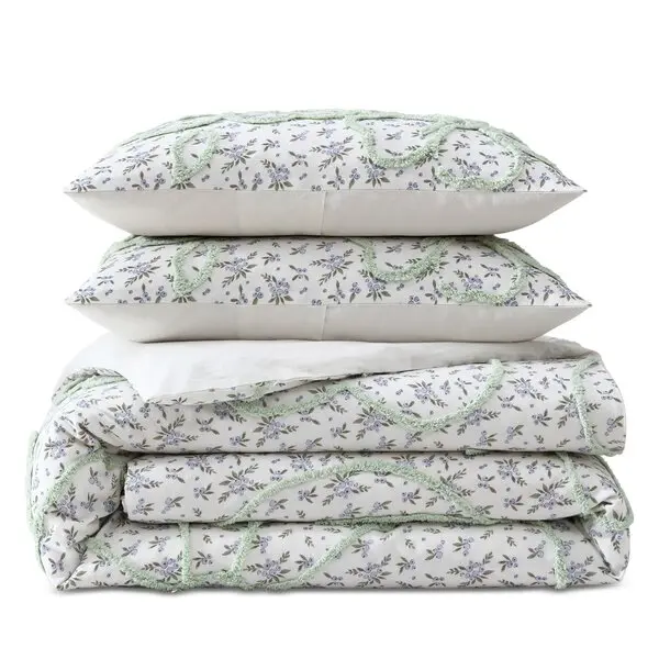 PERI HOME Blueberry Chenille Duvet Cover Set, King