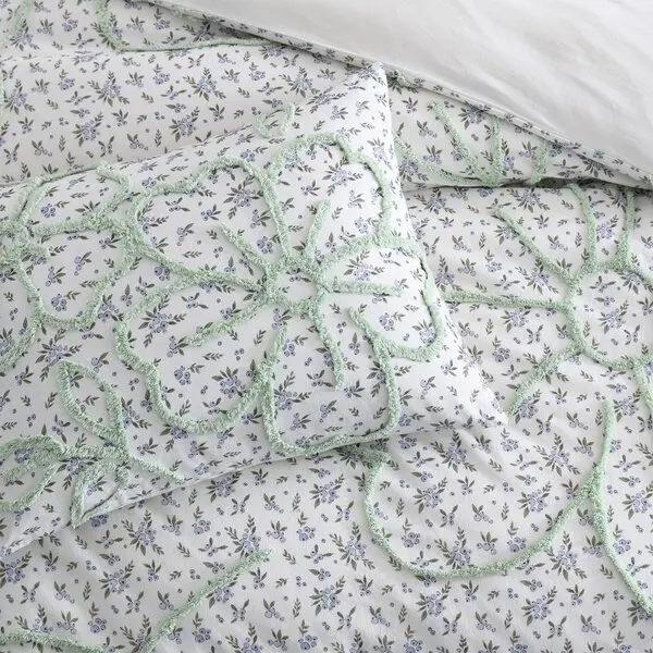 PERI HOME Blueberry Chenille Duvet Cover Set, King