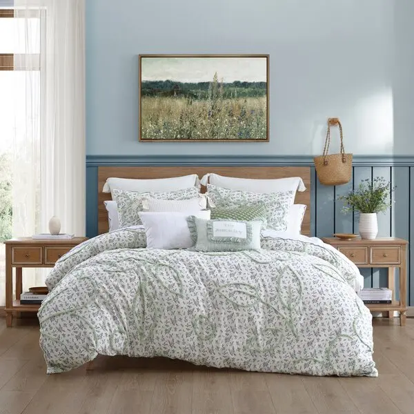 PERI HOME Blueberry Chenille Duvet Cover Set, King