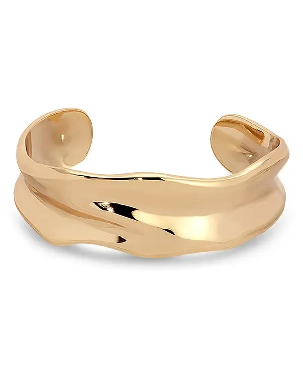 Ettika Wavy Days Cuff Bracelet - Gold
