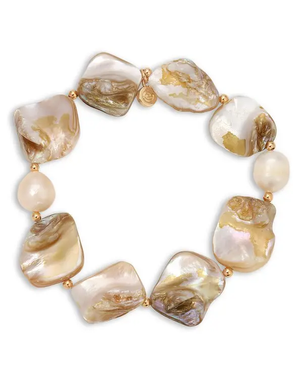 Ettika True Shell Stretch Bracelet Set