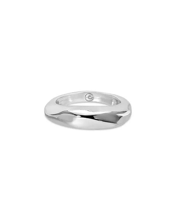 Ettika Modern Flow Ring - Silver