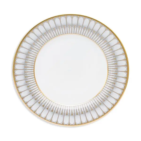 PHILIPPE DESHOULIERES Arcades Dessert Plate - Gold