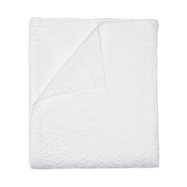 JOHN ROBSHAW Meera Jacquard Coverlet, Full/queen - White