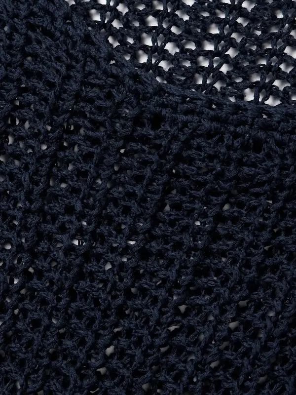 Khaite Elowen Open-knit Cotton Sweater