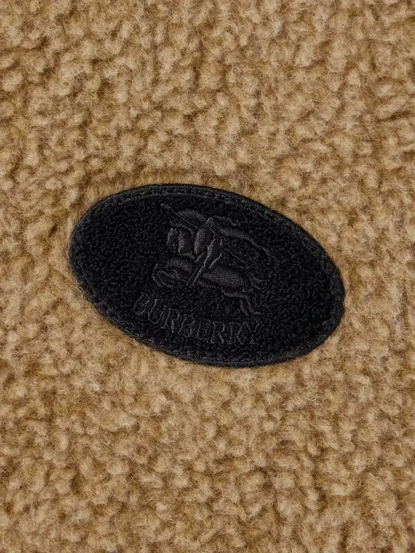 Burberry Appliquéd Fleece Vest