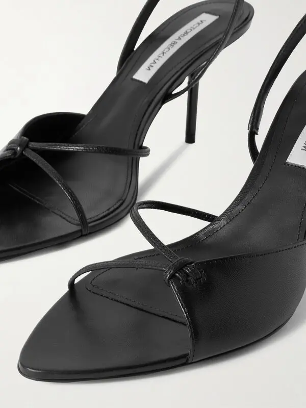 Victoria Beckham Harlow Leather Slingback Sandals