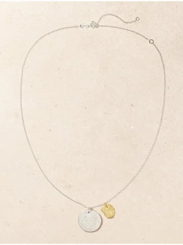 ALIGHIERI The Collisione Recycled And Gold-plated Necklace