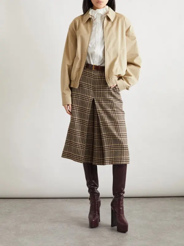 Saint Laurent Cotton-twill Jacket - Neutrals
