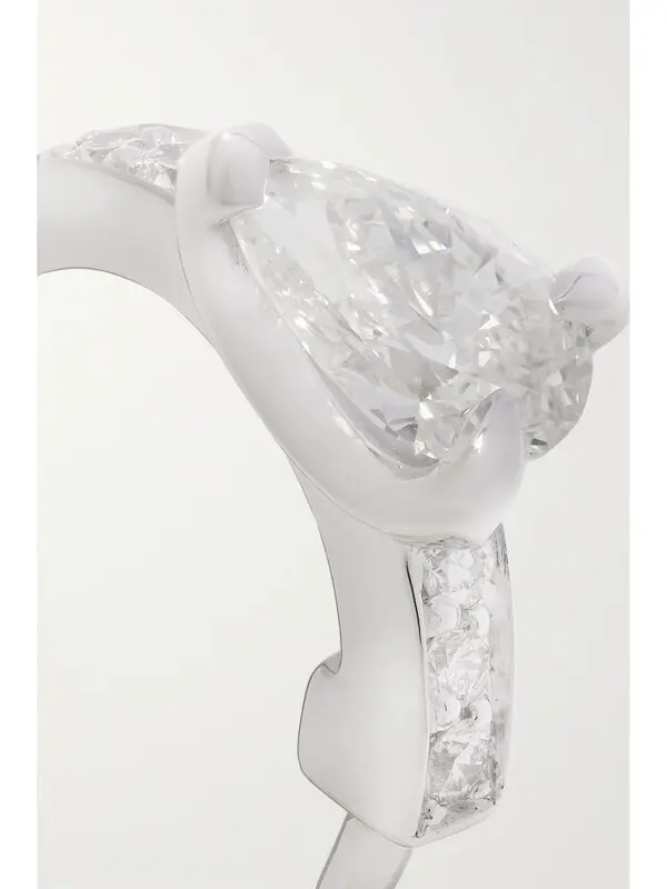 REPOSSI Harvest 18-karat White Gold Diamond Single Earring