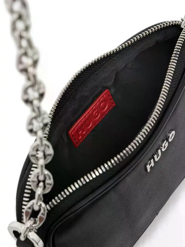 Hugo Rectangular Shoulder Bag With Chain Strap